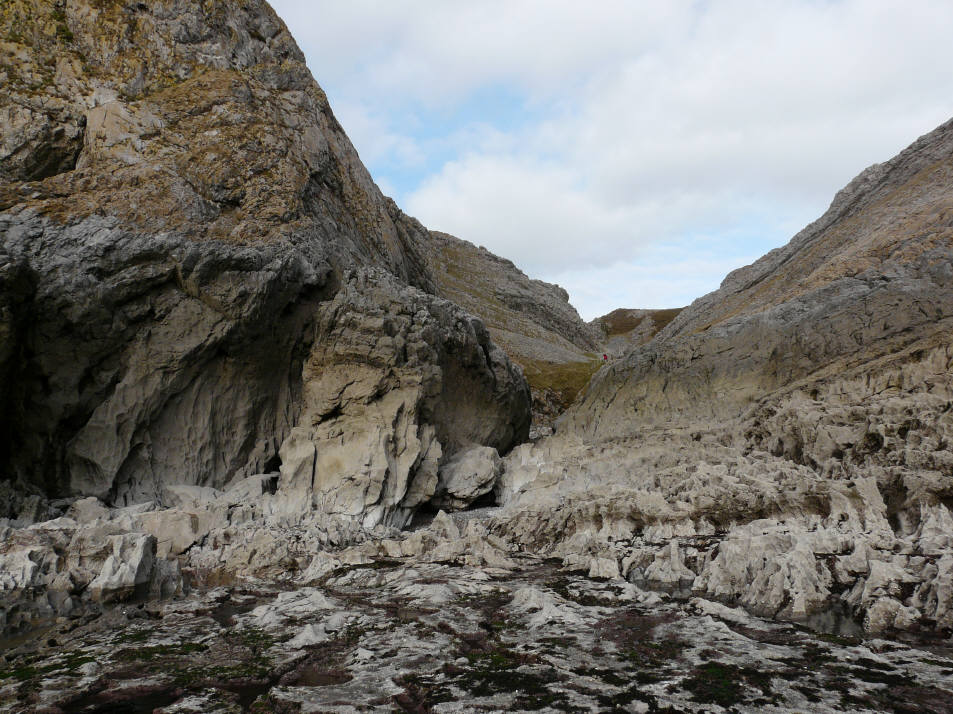 Paviland Cave on Gower - home of the Red Lady Of Paviland